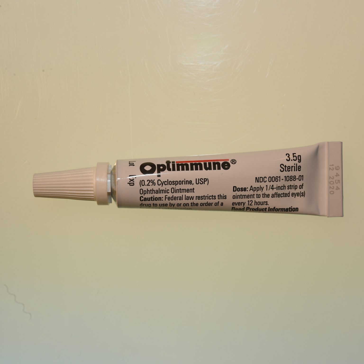 Optimmune Ointment 3.5g | Animal Eye Specialty Center