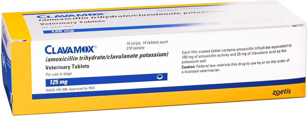 Clavamox 125mg Chewable Tablet | Animal Eye Specialty Center